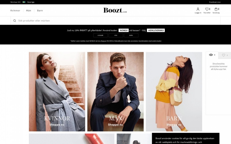 Boozt – Rabattkod Gratis